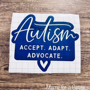 Autism Awareness Vinyl Decal - Etsy