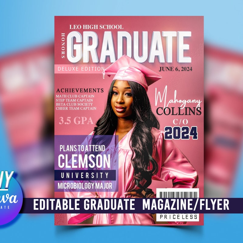 Magazine Invitation - Etsy