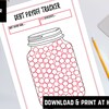 Debt Payoff Mason Jar Tracker - Etsy