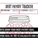 Debt Payoff Mason Jar Tracker - Etsy