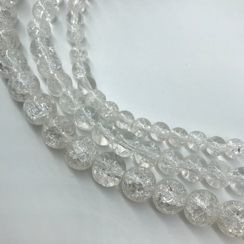 Clear Glass Beads - Etsy