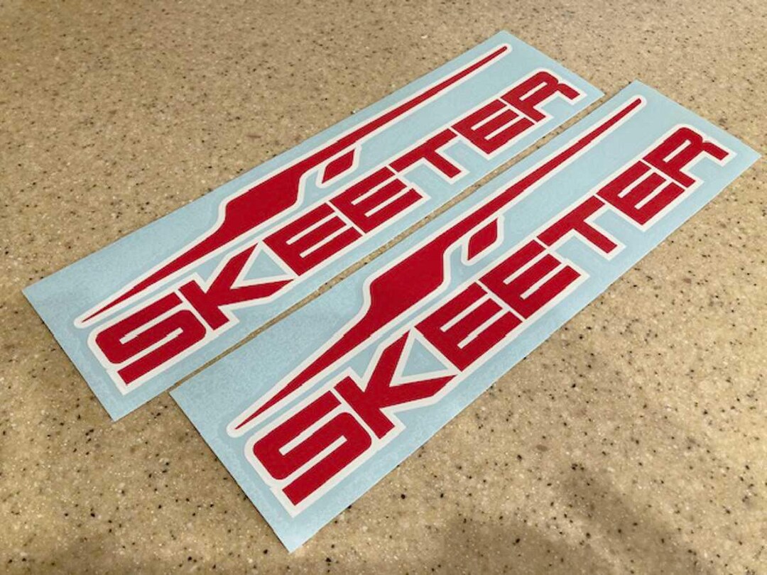 Skeeter Vintage Fishing Boat, Tow Vehicle, or Trailer Decals Die-cut ...
