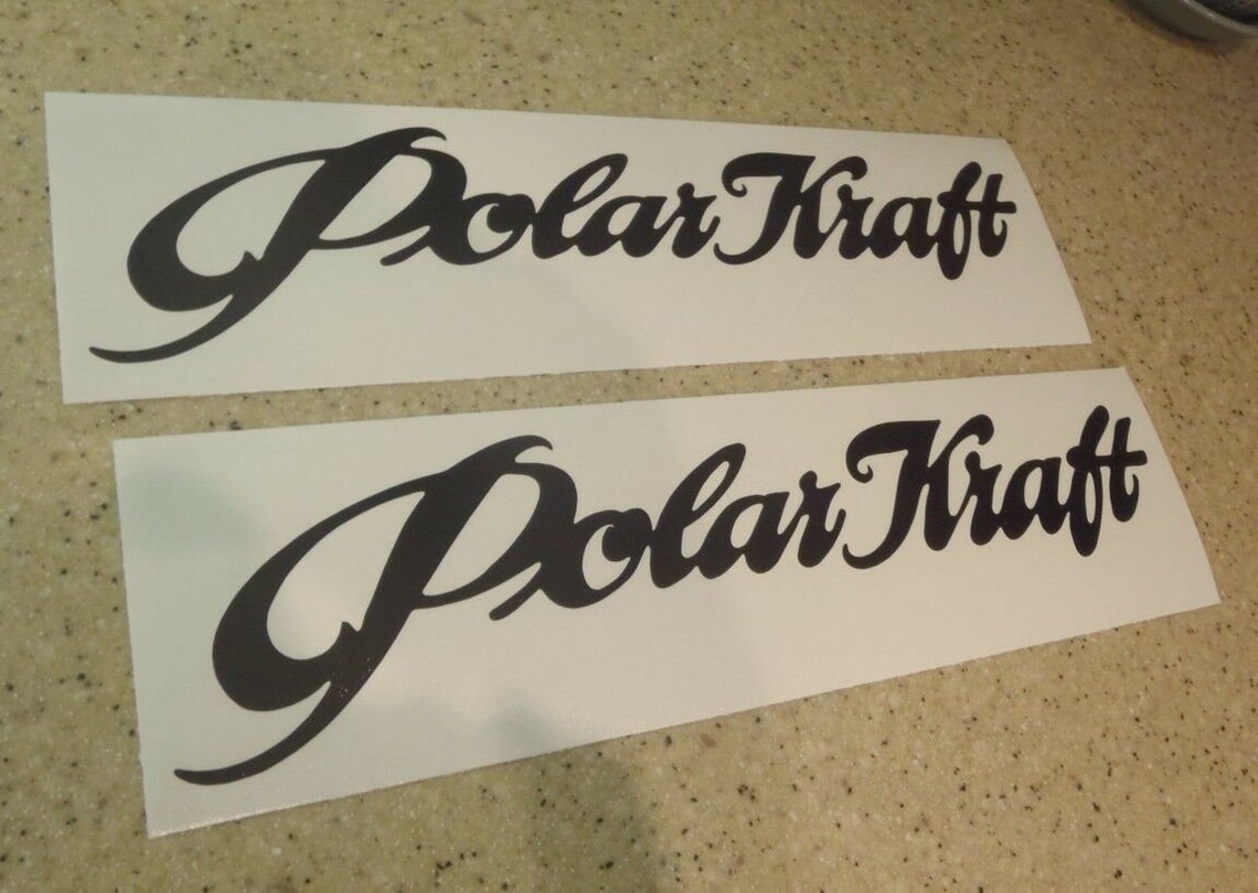 Polarkraft Vintage Polarcraft Fishing Boat or Trailer Decals Die-cut ...
