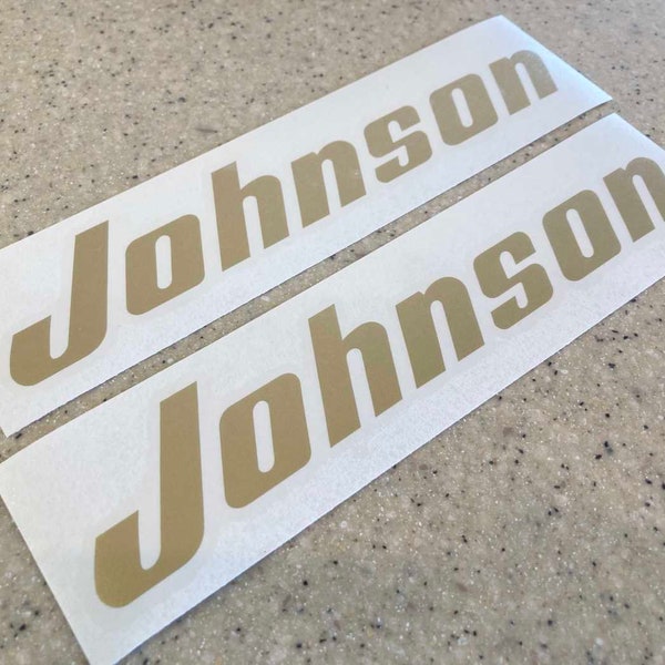 Johnson Outboard Decals - Etsy