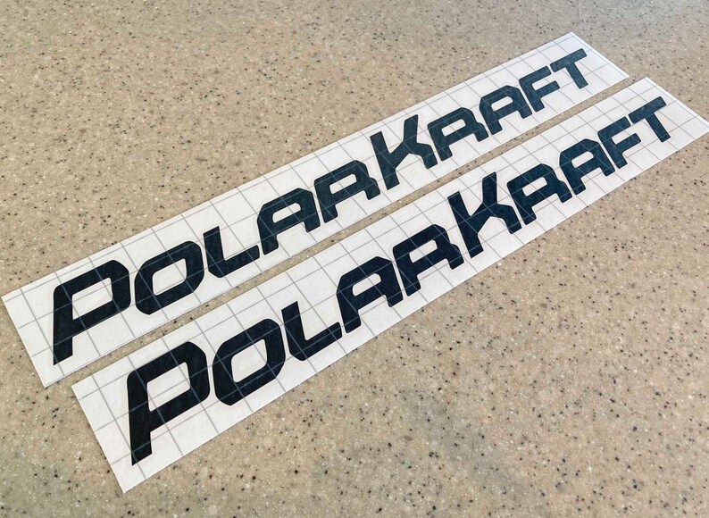 Polarkraft Vintage Polarcraft Fishing Boat or Trailer Decals Die-cut ...
