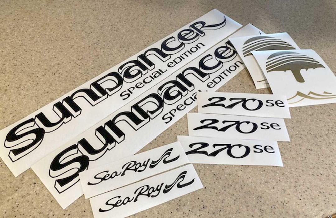Sea Ray Sundancer Special Edition Vintage Boat Decals Replacement 22 ...