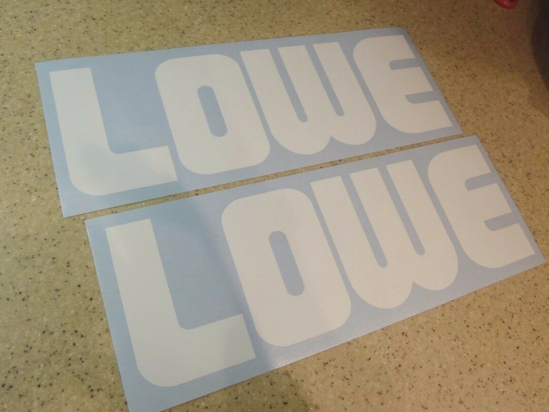 Lowe Vintage Fishing Boat, Tow Vehicle, or Trailer Decals Die-cut Vinyl ...