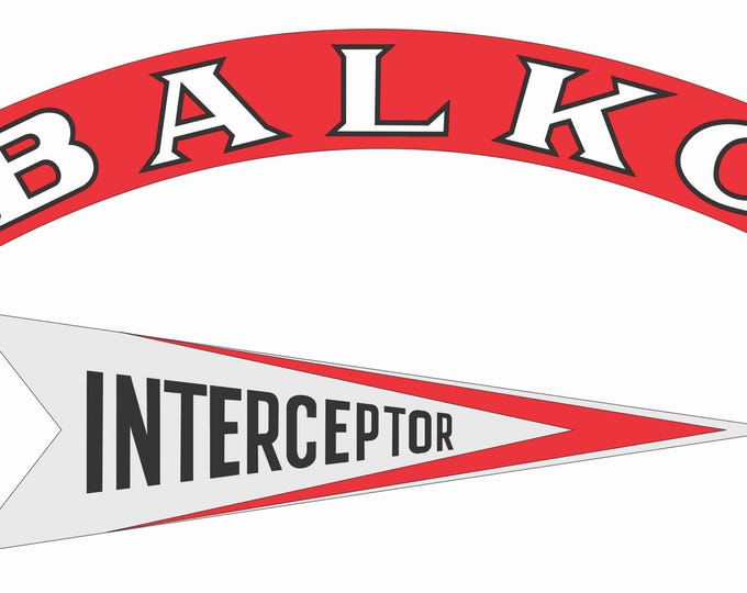 Balko Vintage Boat Trailer Decals Vinyl + Free Shipping - Etsy