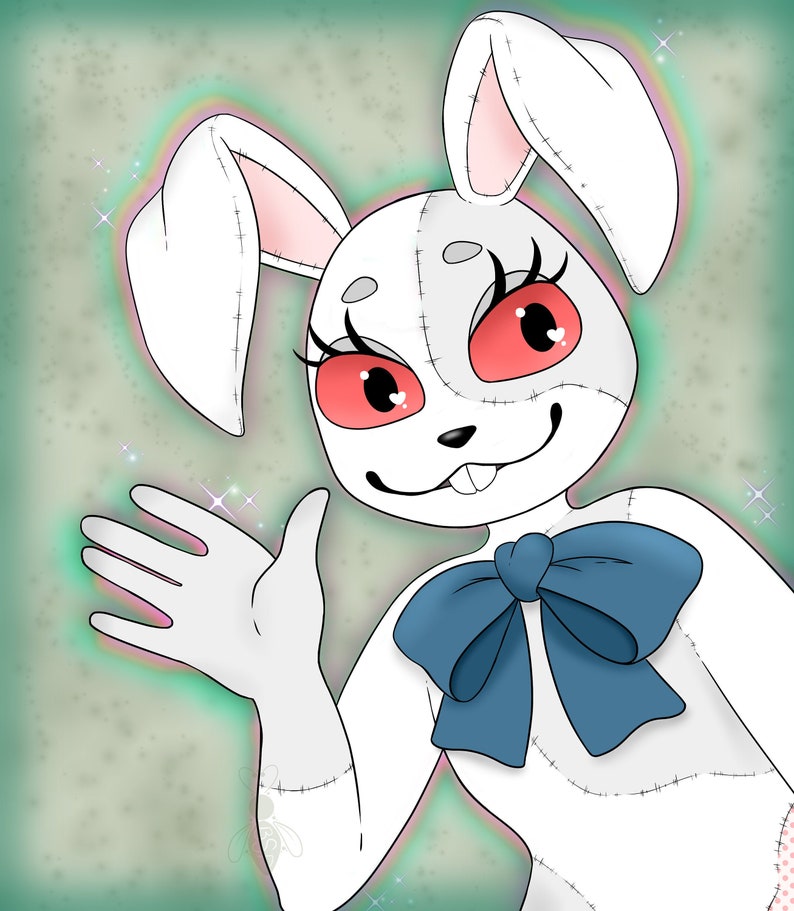 Five Nights At Freddys Vanny Fanart Print Etsy
