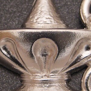 Sterling Lamp of Knowledge Pendant - Etsy