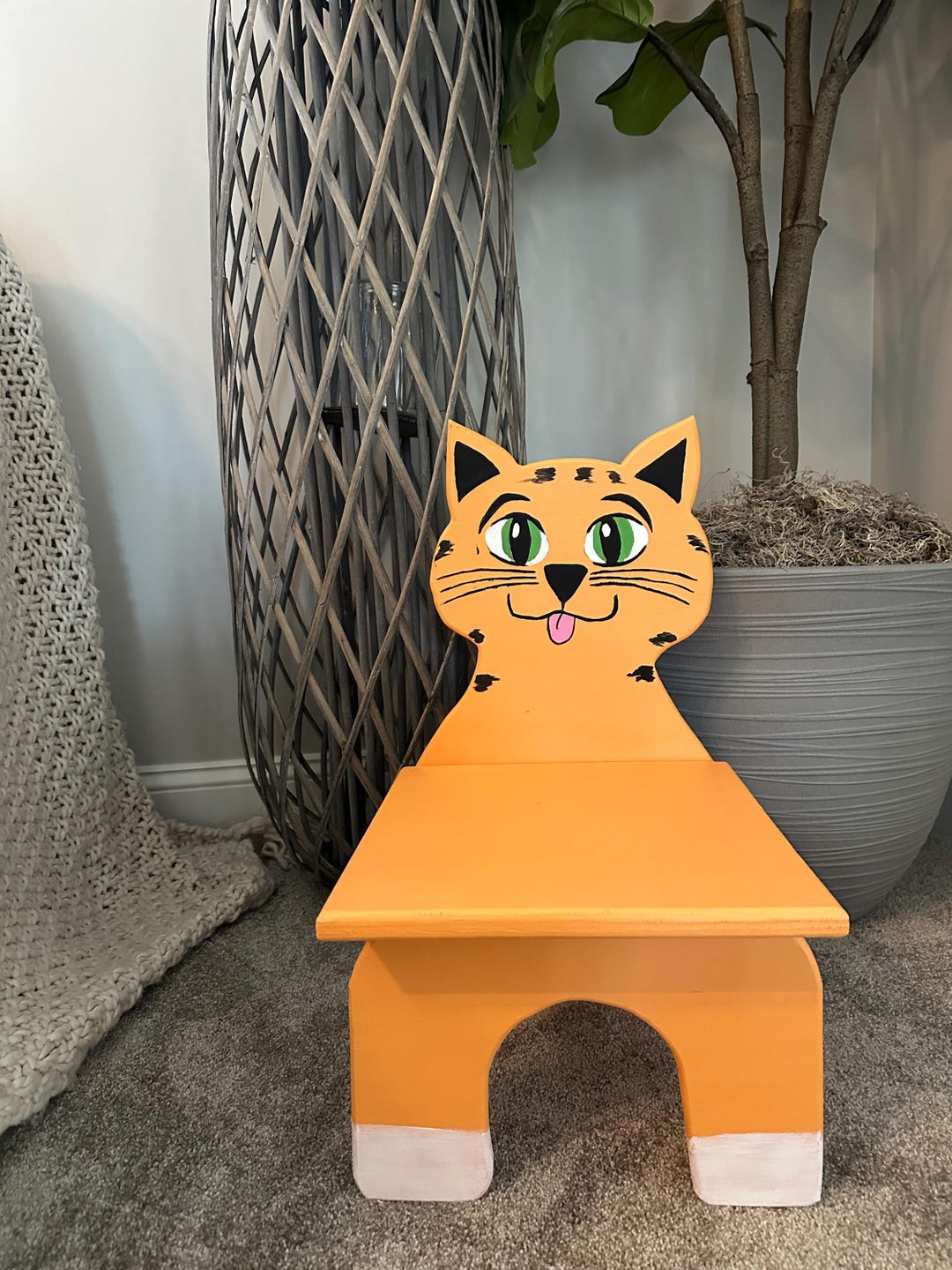 Cat Kids Chair - Etsy