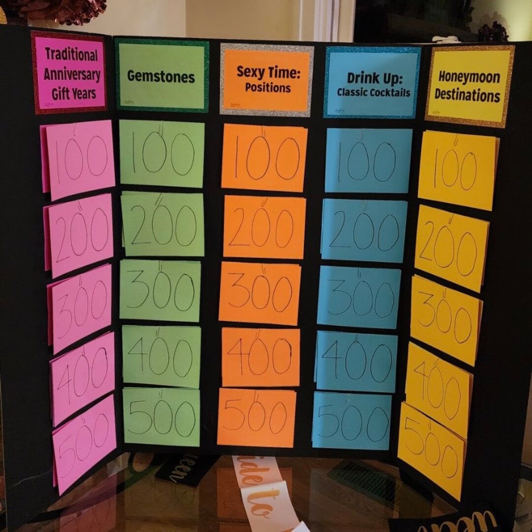 Bachelorette Party Jeopardy (instant Download) - Etsy