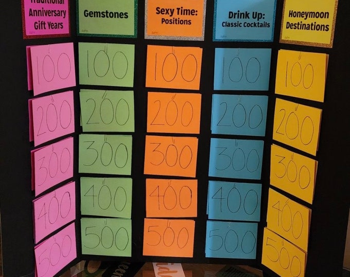 Bachelorette Party Jeopardy (instant Download) - Etsy