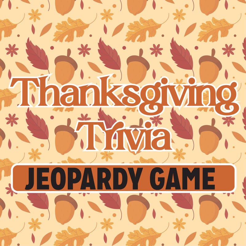 Thanksgiving Jeopardy - Etsy