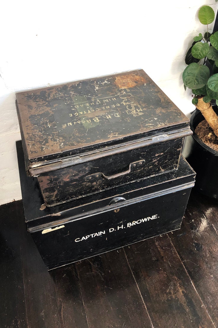 Vintage World War II Military Storage Box - Etsy UK