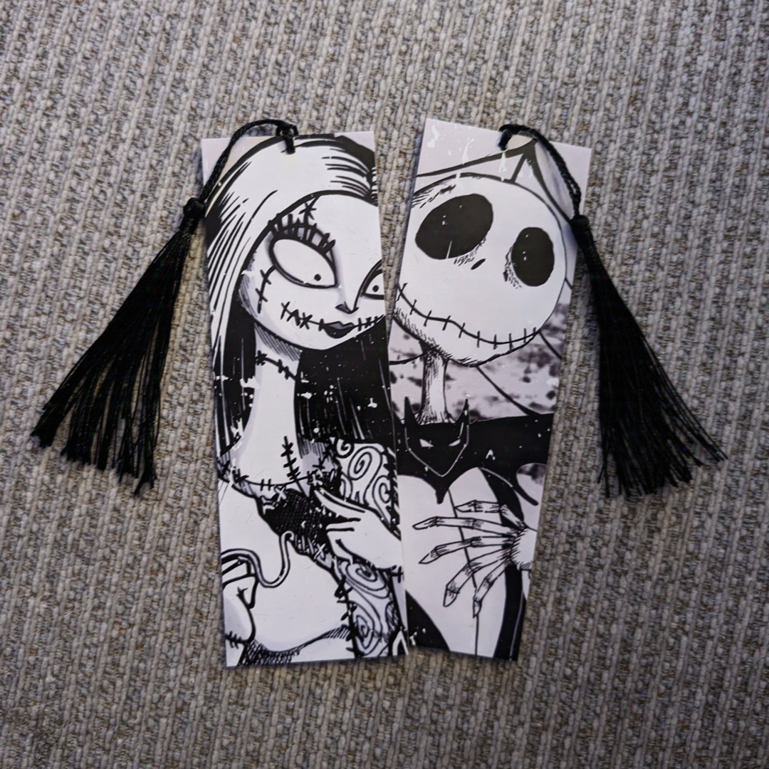 Nightmare Before Christmas Bookmarks Kawaii Bookmark NMBC - Etsy New Zealand