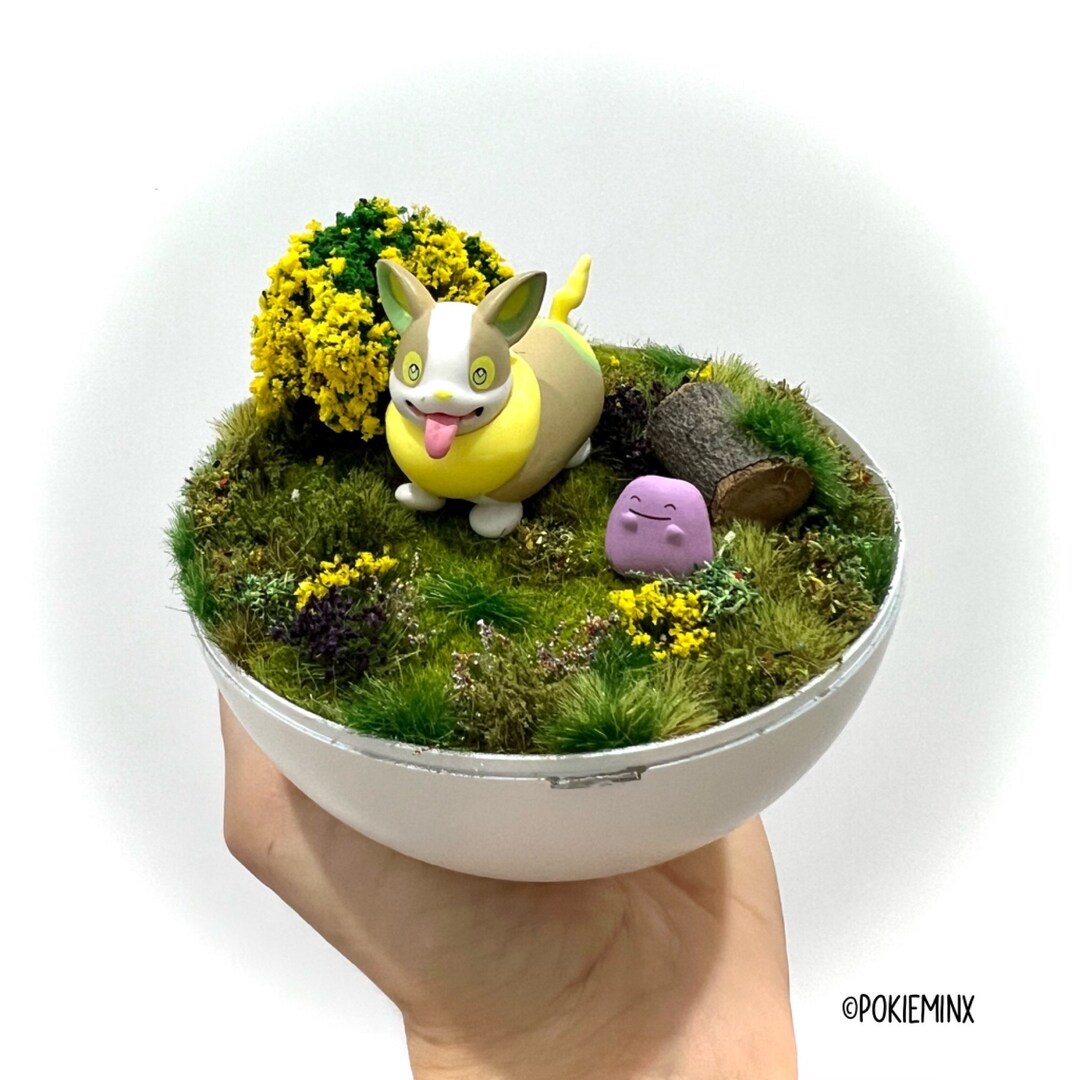 Large Yamper Pokémon Terrarium Dorm Decor Christmas Gifts Home Decor ...