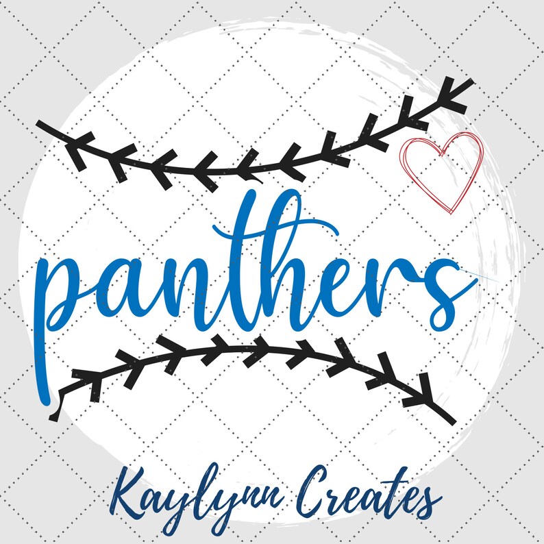 Team Spirit SVG Panthers Svg School Pride Game Vinyl Cut - Etsy