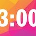 3 Minute Countdown Video, Countdown Timer, MOPS, Bright Countdown ...