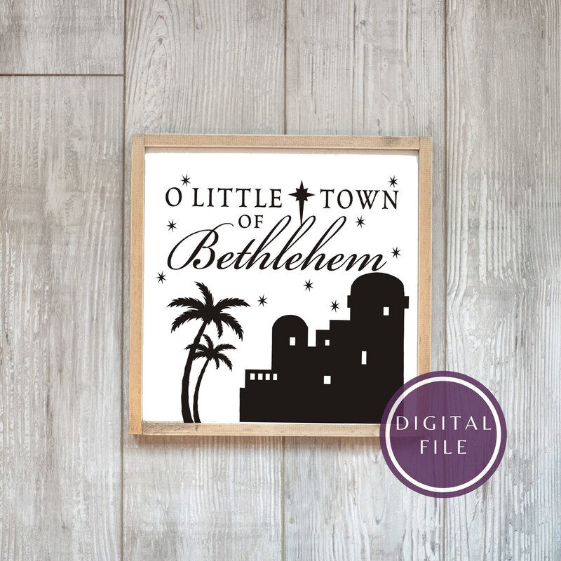 Town of Bethlehem Svg - Etsy
