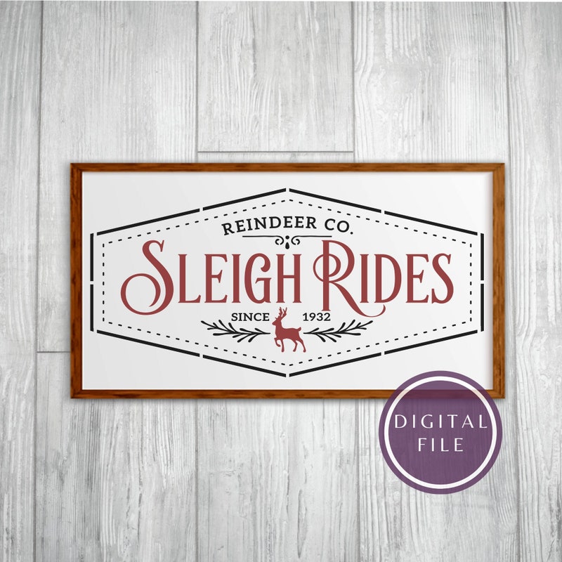 Sleigh Ride Svg - Etsy
