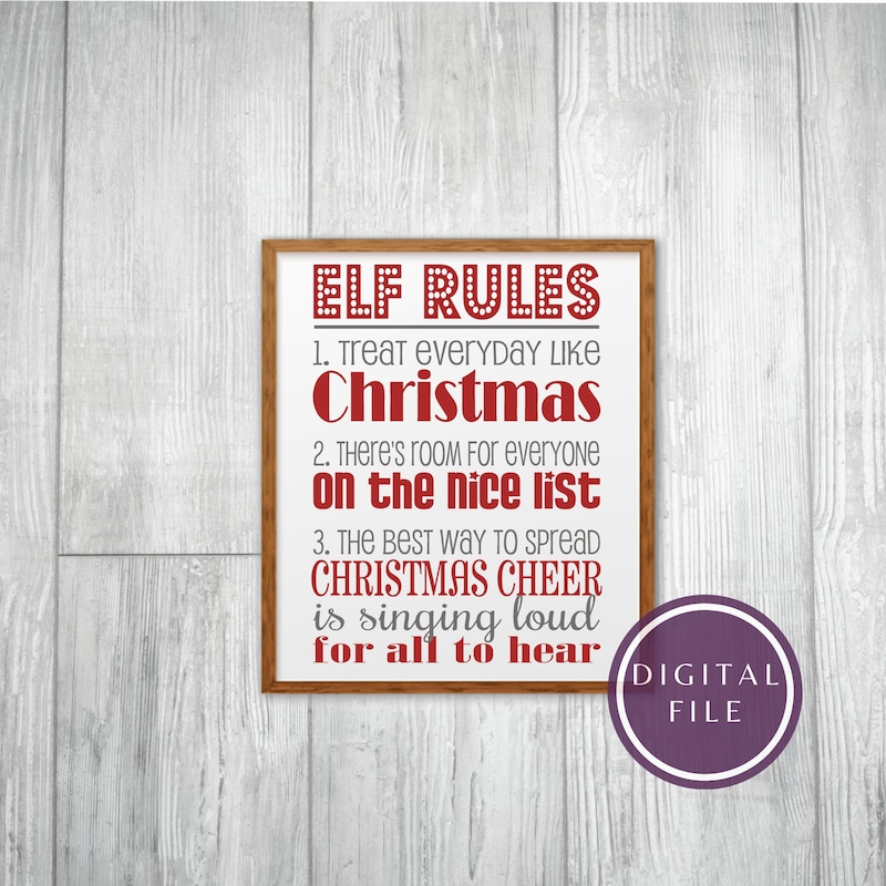 Elf Signs - Etsy