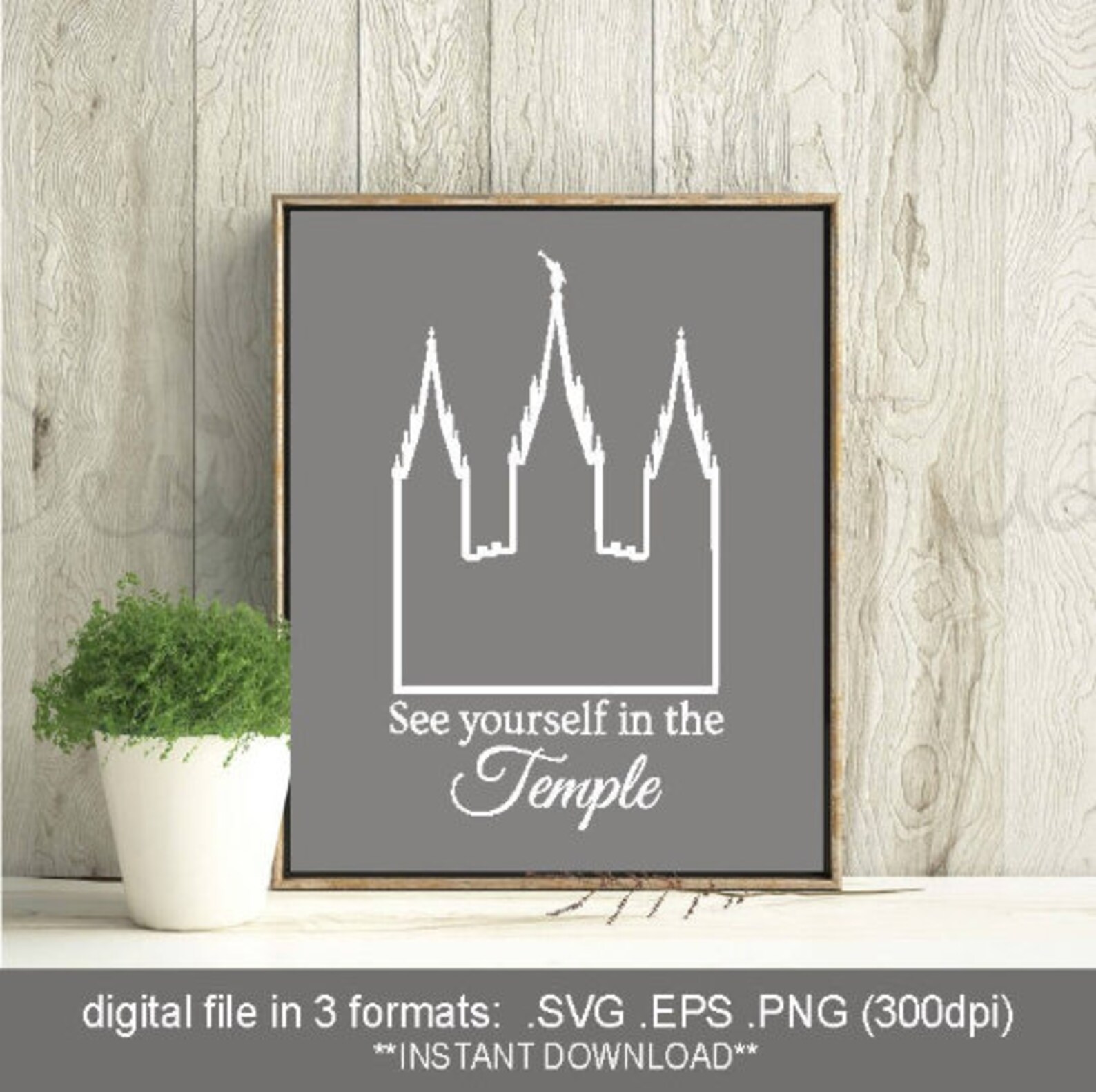LDS Salt Lake Temple / See Yourself in the Temple / Lds Temple - Etsy