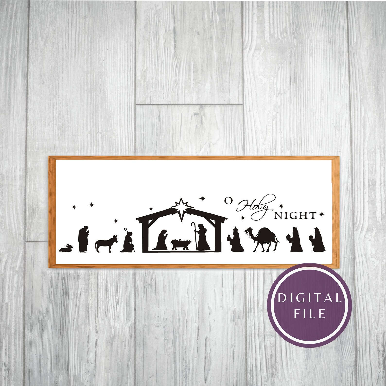 SVG Nativity Scene / Nativity Cricut / Digital Nativity / O - Etsy