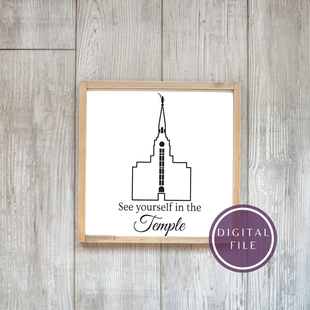 LDS Boston Temple / See Yourself in the Temple / Temple Svg / Lds ...