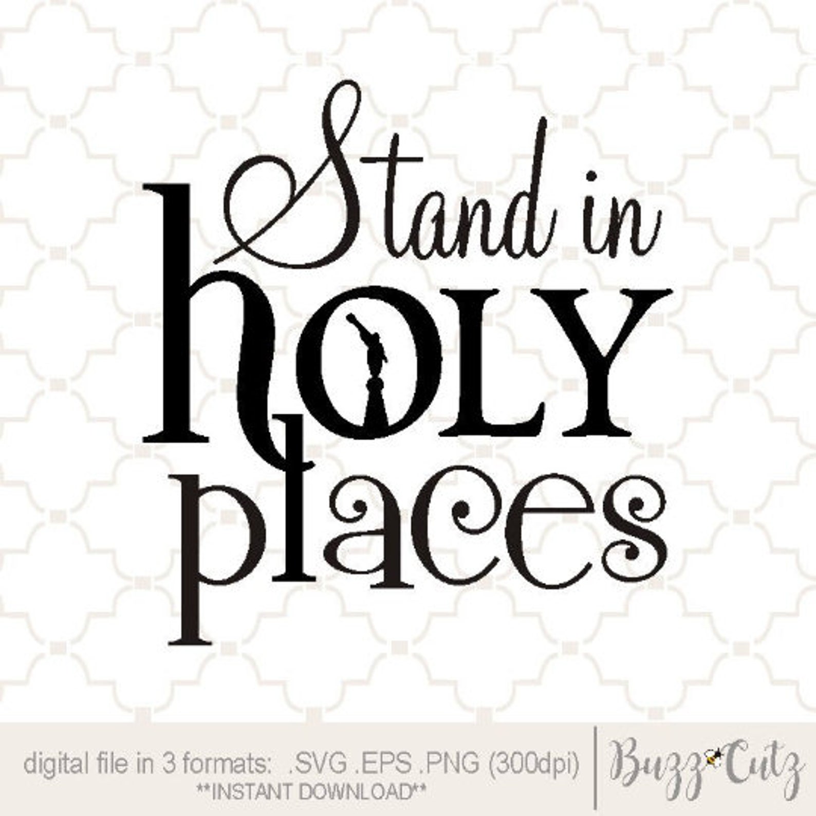 SVG Stand in Holy Places / LDS Temple Print / Stand in Holy Places ...