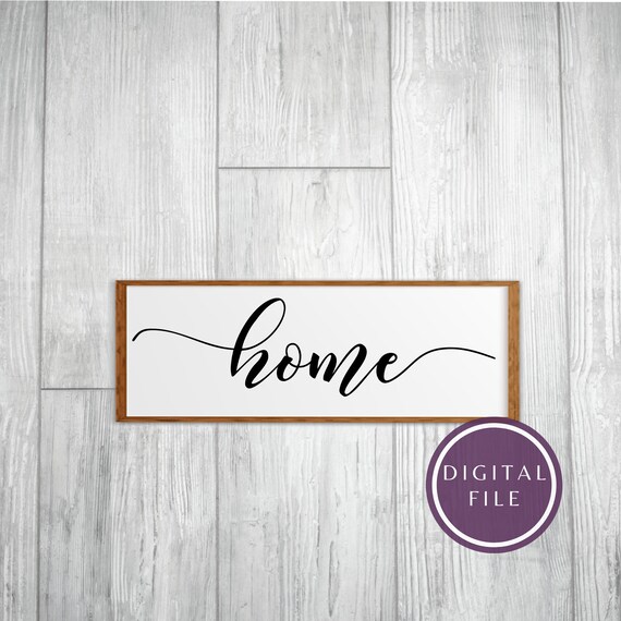 SVG home sign farmhouse home svg home svg for cricut | Etsy