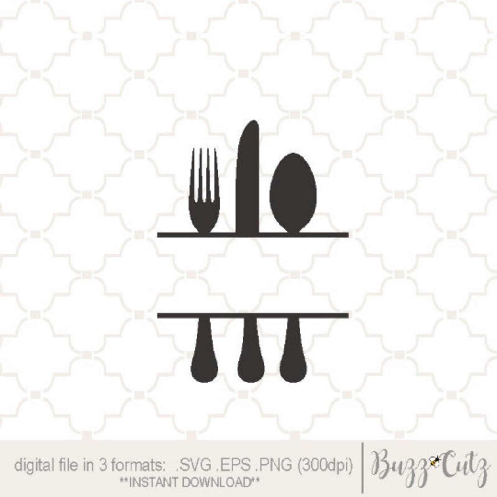 Family Bistro Knife Fork Spoon Svg Cutlery Svg Kitchen - Etsy UK