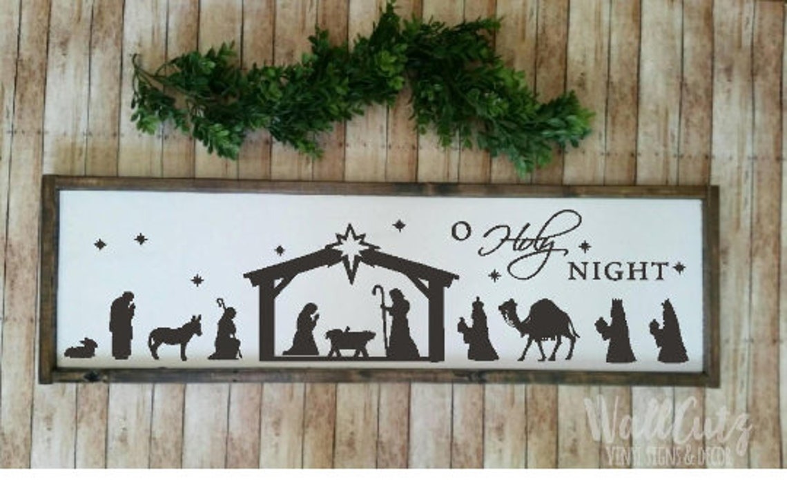 SVG Nativity Scene / Nativity Cricut / Digital Nativity / O - Etsy Ireland