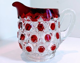 Us Glass Red Block - Etsy