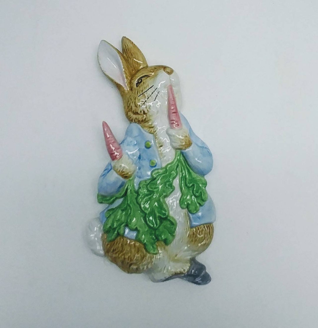 Vtg 1990 Schmid Design Co Beatrix Potter Peter Rabbit Ceramic Wall ...
