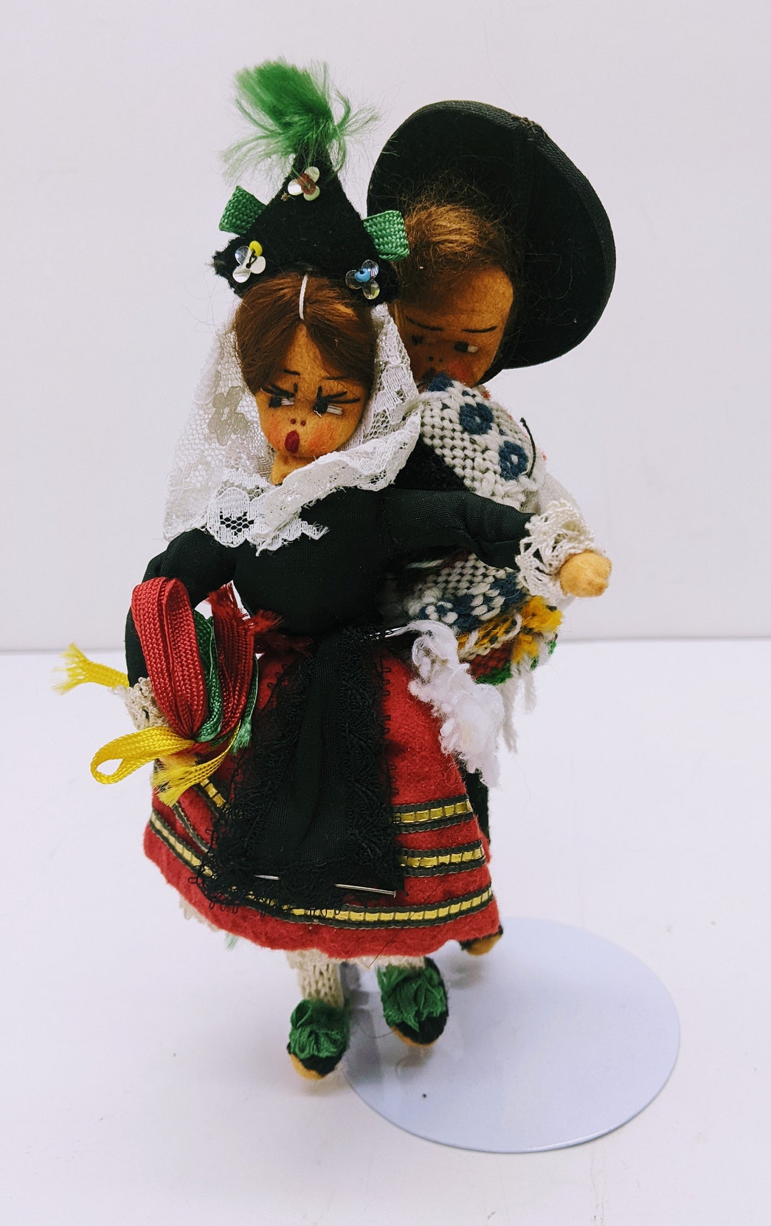 Vtg Spanish Flamenco Folk Dancers Dolls, Spain Flamenco Traditional ...