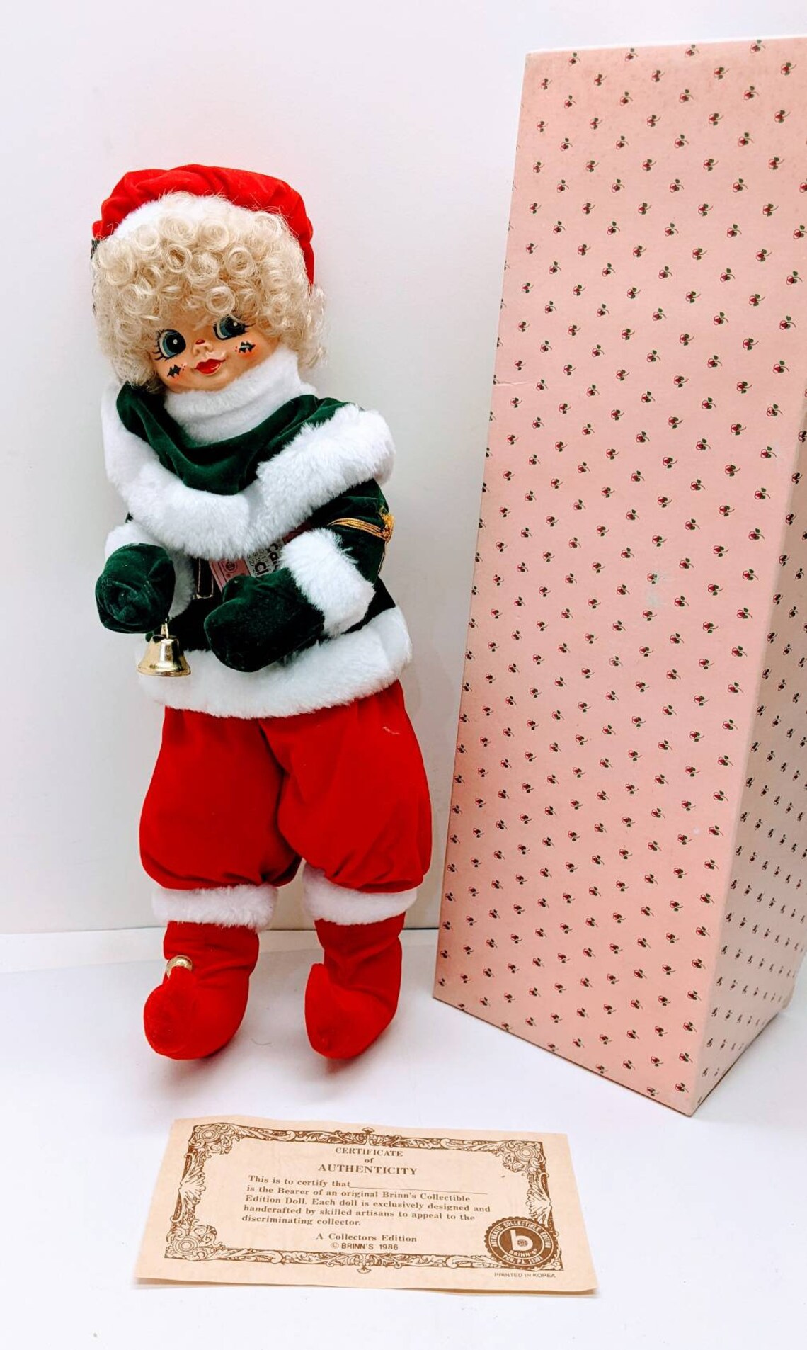 Vtg Retro 1986 Limited Edition Collectible Brinn's Cute Winter Kitchy ...