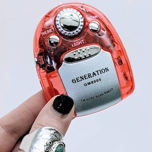 Retro Y2K Nostalgia Portable Radio Scanner FM Radio Mp3 Audio Radio ...