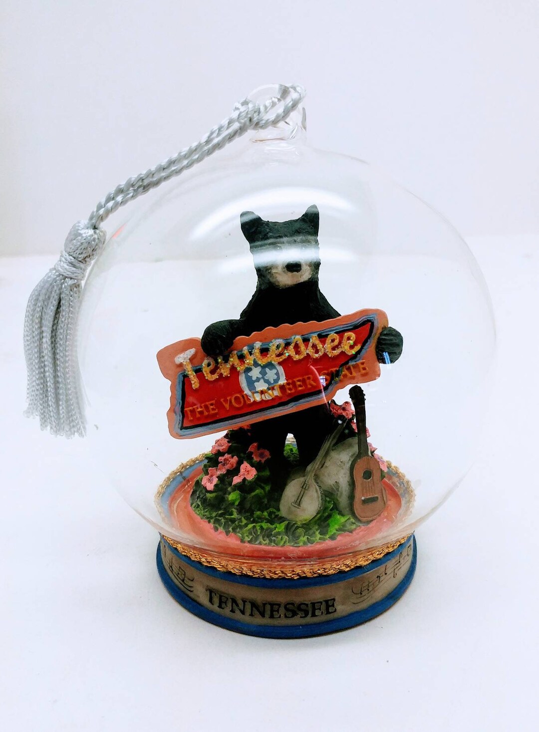 Tennessee Bear Globe Ornament, Tennessee Snowglobe Memory Globe ...
