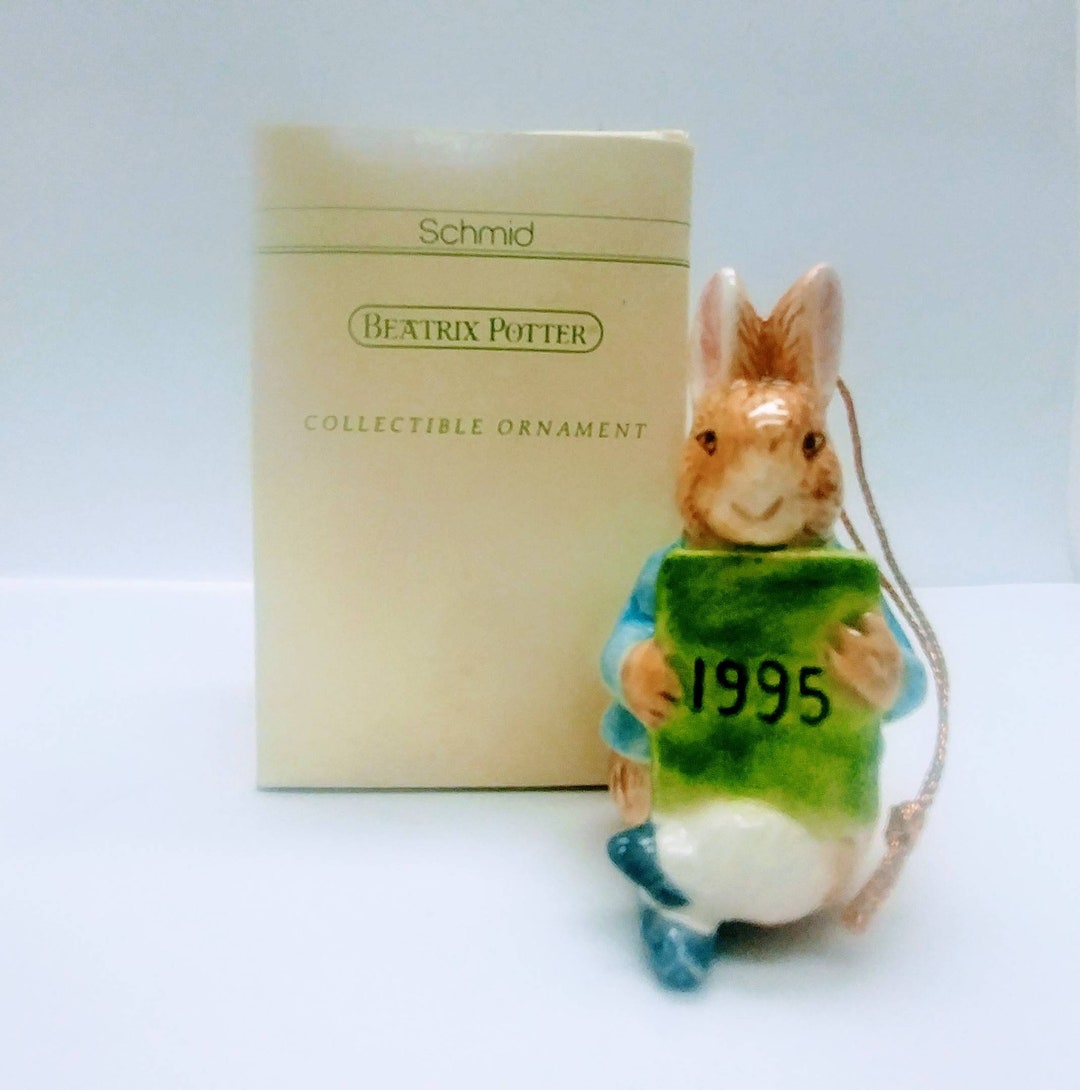 Vtg 1995 Schmid Design Beatrix Potter Collectible Peter Rabbit Hand ...