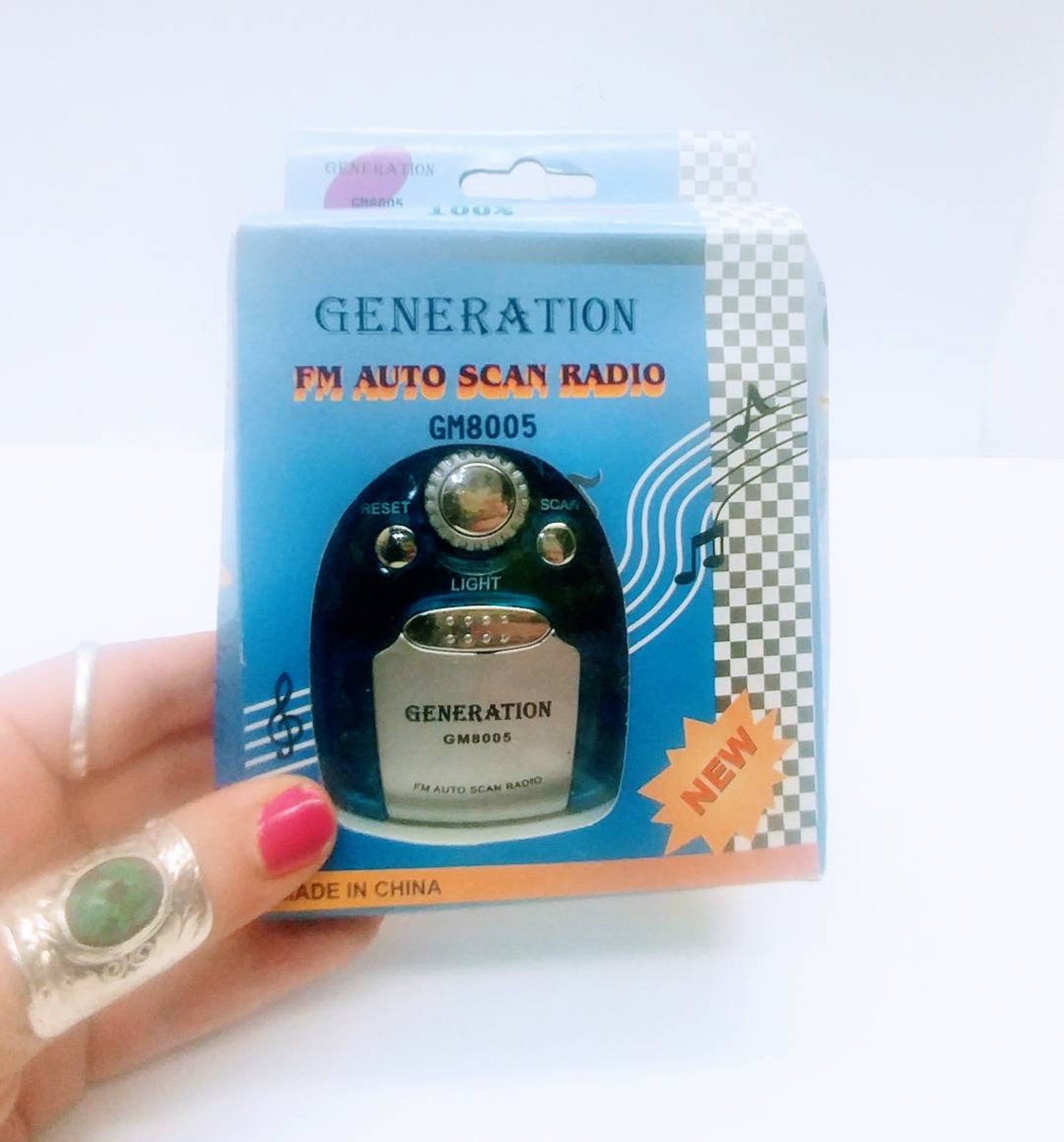 Retro Y2K Nostalgia Portable Radio Scanner FM Radio Mp3 Audio | Etsy