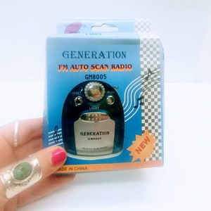 Retro Y2K Nostalgia Portable Radio Scanner FM Radio Mp3 Audio Radio ...
