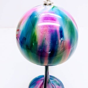 Vtg 1990s Flame Glow by Penco Hand Blown Psychedelic Mushroom Glass ...