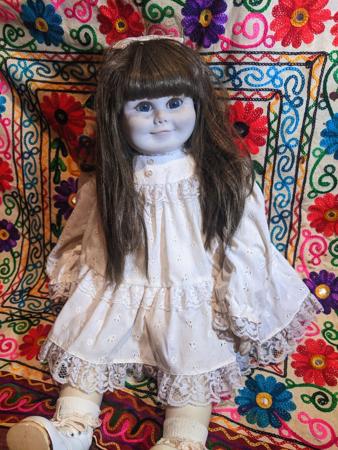 Vtg 1982 Unusual XL Grey Skin Collectible Doll From Royal Doll Company ...