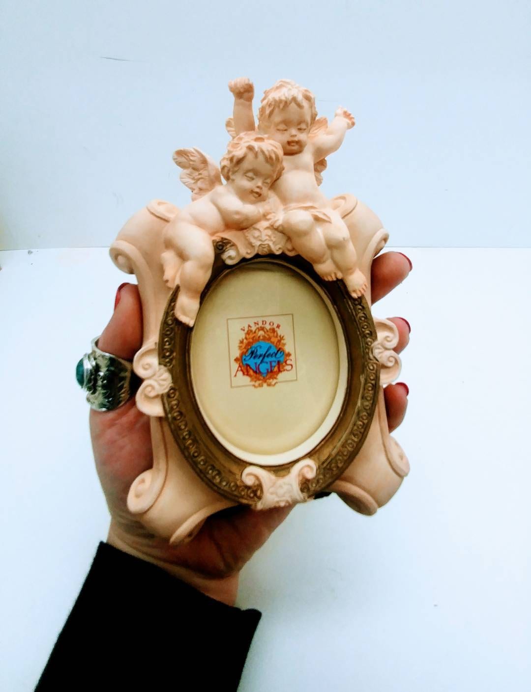 Coquette Picture Frame, Coquette Home Decor Picture Frame, Cherub Angel ...