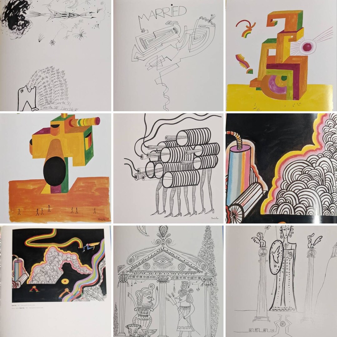 John Rombola Eccentric Art Print Recycled Wall Decor John - Etsy