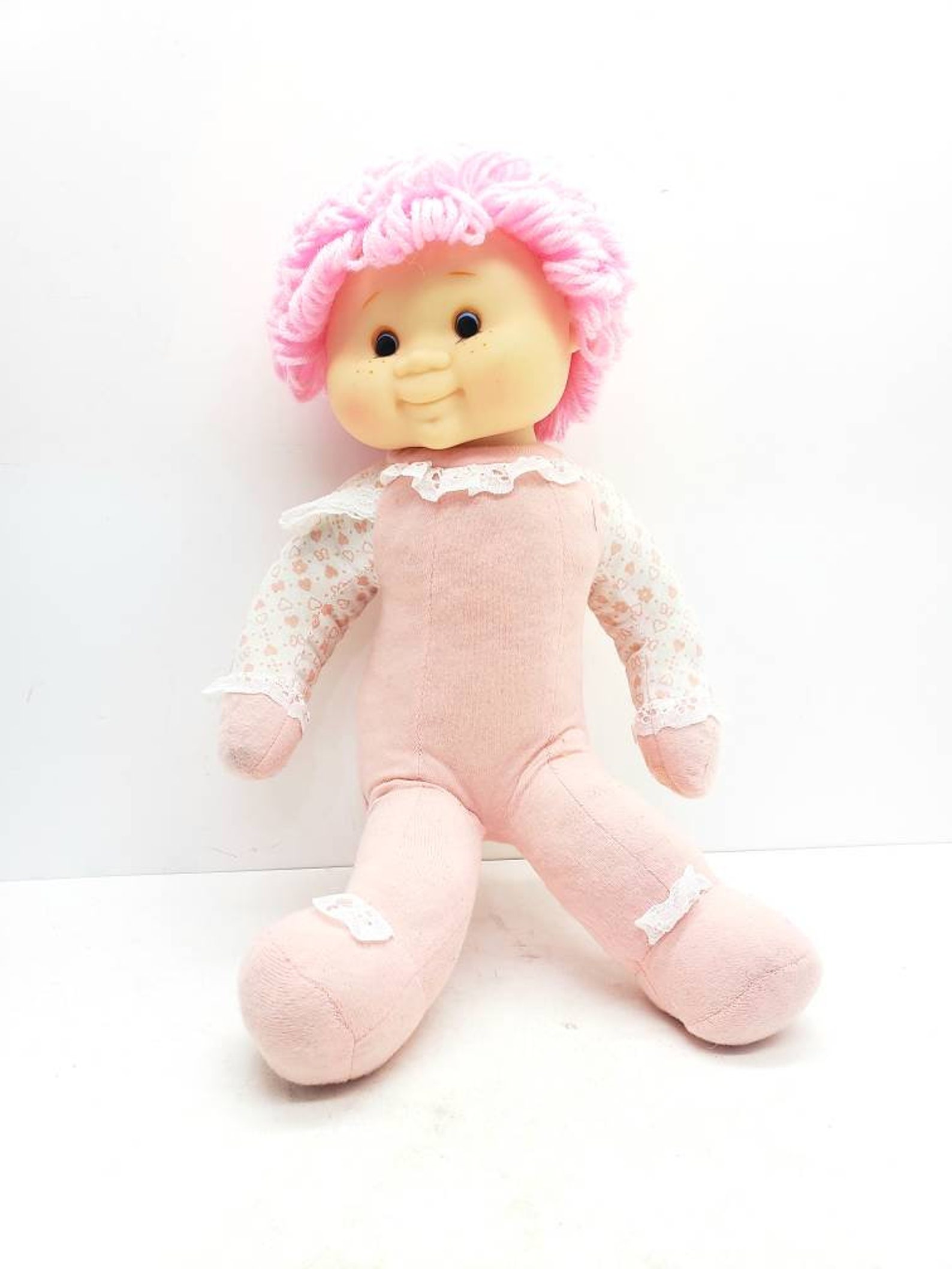 Vintage Retro Plush Cabbage Patch Kid Doll Pink Cabbage Patch | Etsy