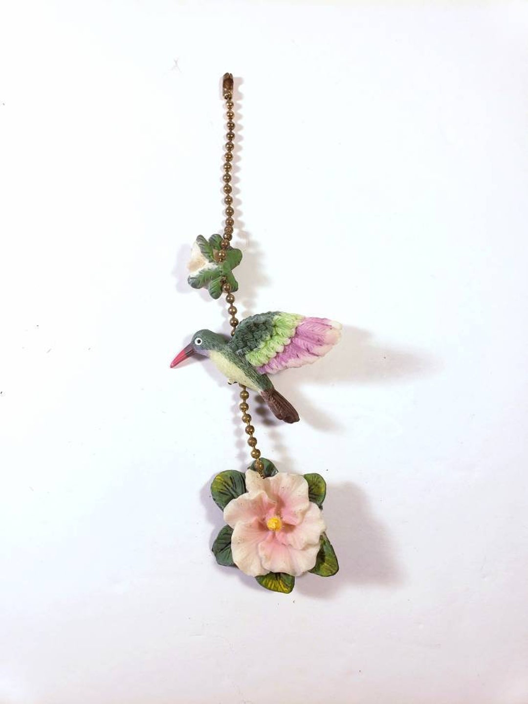Vintage Hummingbird Ceiling Fan Pull, Vintage Polystone Hummingbird ...