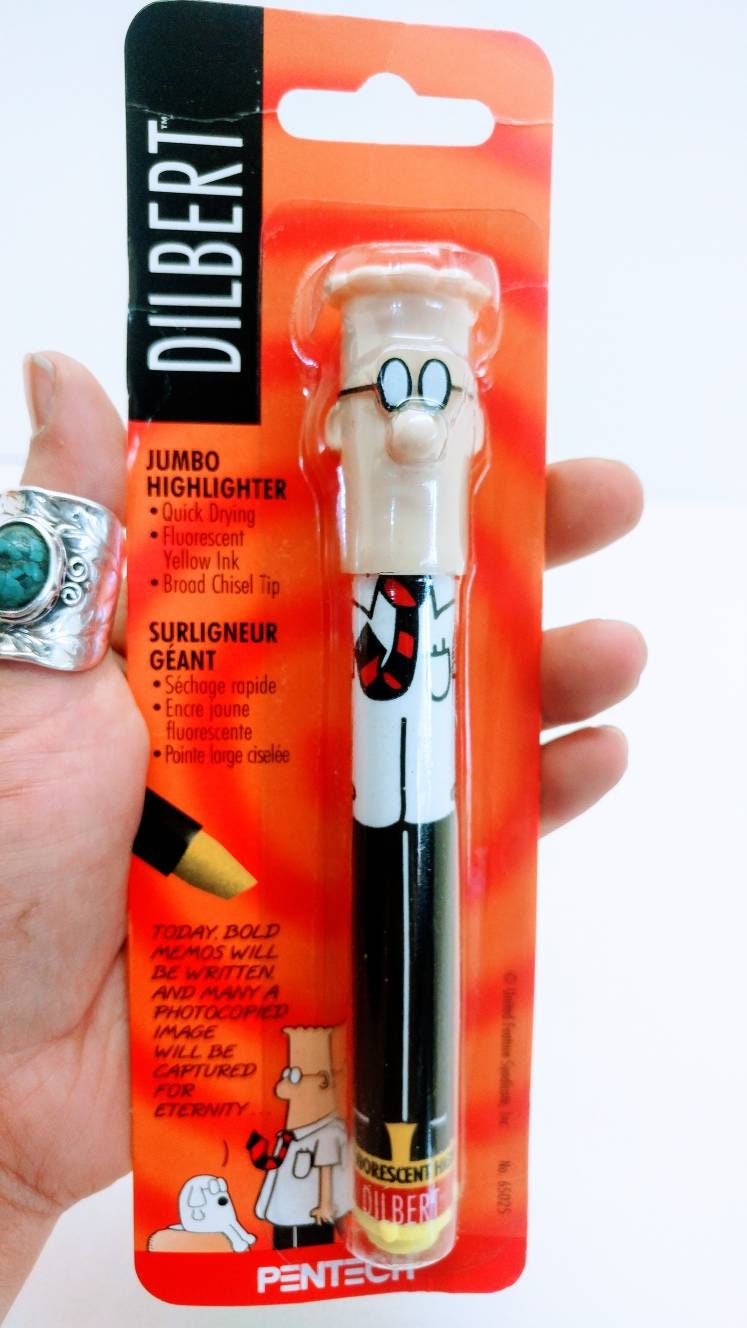 Vtg 1997 Pentech Dilbert Jumbo Highlighter Dilbert Comic - Etsy