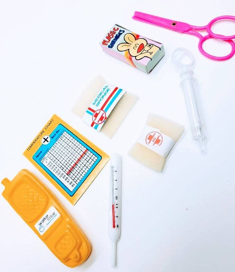 Vintage Retro 1980s Nostalgia Miniature Kid's Doctor Play Set ...
